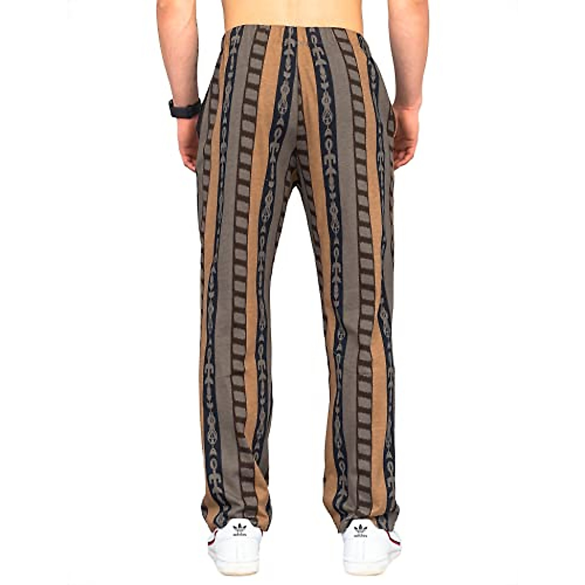 Costume Agent The Dude Lebowski Movie Character Pajama Pants Halloween Costume Cosplay Multicolor
