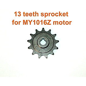 L-faster Unite motor 1016Z 1018 13 teeth pinion gear motor applicable to ordinary bicycle chain wheel 13 teeth sprocket