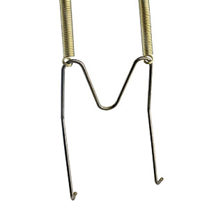 TIHOOD 10PCS 8” Invisible Wall Plate Hanger/Tray Display Hanger Brass Coated Holds 7.5" to 8.8" Plates