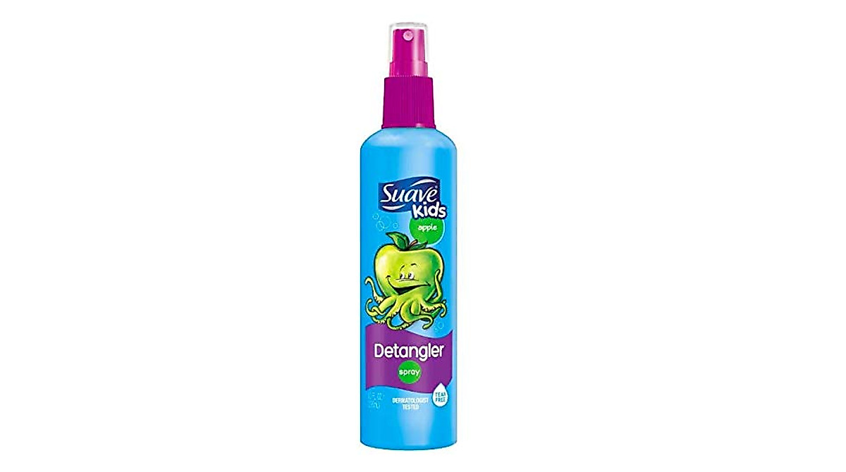 Suave Kids Apple Detangler Pack of 4 - Tangle-Free Hair for Kids