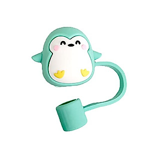 9-Packs Straw Tips Cover Silicone Straw Plugs, Food Grade Silicone Straw Tip Reusable Drinking Straw Covers Plugs Anti-dust Airtight Seal Splash Proof