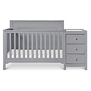 Carter's by DaVinci Dakota 4-in-1 Crib and Changer Combo in Grey, Greenguard Gold Certified