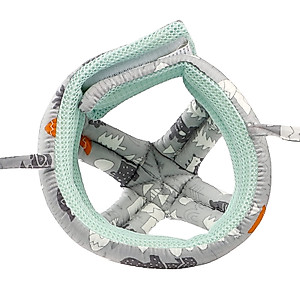 Cute Baby Safety Helmet Toddler Head Protection Adjustable Baby Bumper Hat Head Cushion Helmet Bumper Bonnet