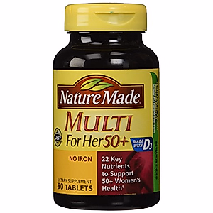 Nature Made Multi for Her 50+, Tablets, 90 Count