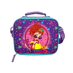 Zak Designs, UPD, Fancy Nancy, Nintendo Rectangle Lunch Bag, small, Fancy Nancy Teal