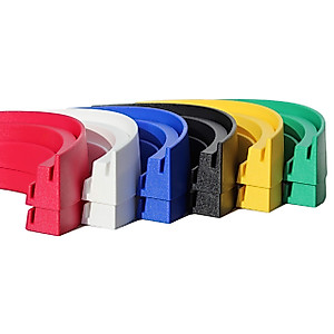 Twin Tier Premier Playing Card Holder (Set of 2) - Holds Up to 32 Playing Cards Easily - 12 1/2" x 4 1/2" x 2 1/4" - Stack for Storage - Made in The USA (Blue)