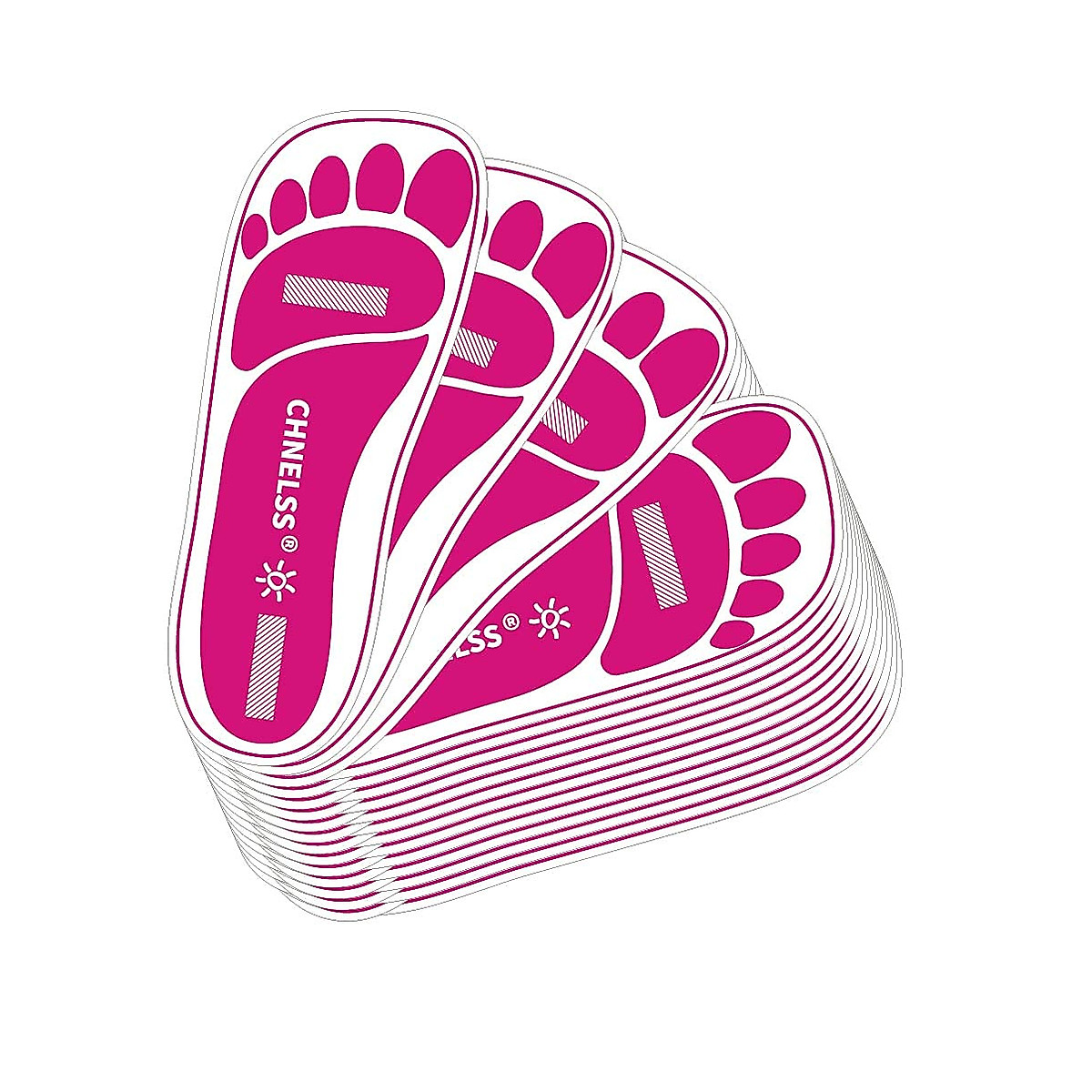 Pink 25Pairs(50Feets) of Spray Tanning Tan Sole Pads Protector Sunless Disposable