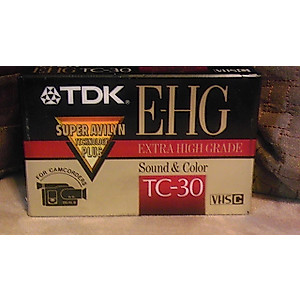 TC30EHG VHS-C Analog Videocassette