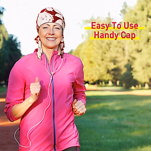 Geyoga 6 Pcs Women Head Scarf Pre-Tied Beanies Covers Cap Stretch Print Sleep Turban Hat Ruffle Scarves (Floral)