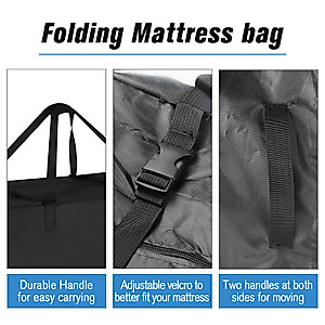 Jungda Folding Mattress Storage Bag, Carry Case for Trifold Mattress,Fit 3 Inch Tri Foldable Full Mattress