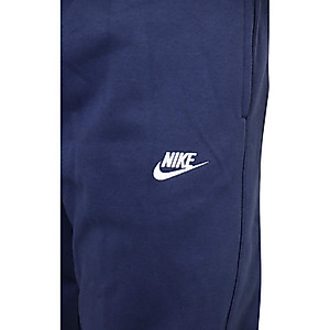 NIKE Men's Nsw Club Jogger, Midnight Navy/Midnight Navy/White, Large