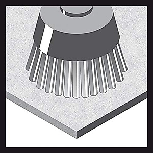 Bosch X-LOCK 2608620730 Cup Wire Brush (Cup Shape, 3.0 inches (75 mm), Brass 0.01 inches (0.3 mm), Straight, 1 Piece)