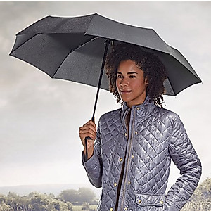 Amazon Basics Automatic Small Compact Travel Umbrella - Black