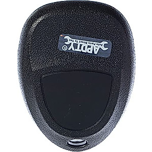APDTY 24827 Keyless Entry Remote Key Fob Transmitter Complete 3-Button Assembly (Replaces 15913420, 20869056, 20952475)