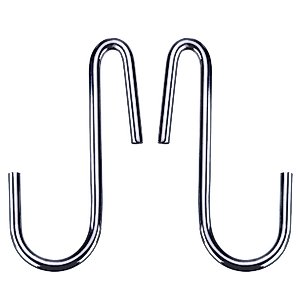 skycabin 10 Pack Stainless Steel S Shaped Hooks Heavy Duty S Hanging Hooks Pan Pot Holder Rack Hangers for Kitchen Spoon Pan Pot, Bathroom, Work Shop,Garden,Bedroom and Office