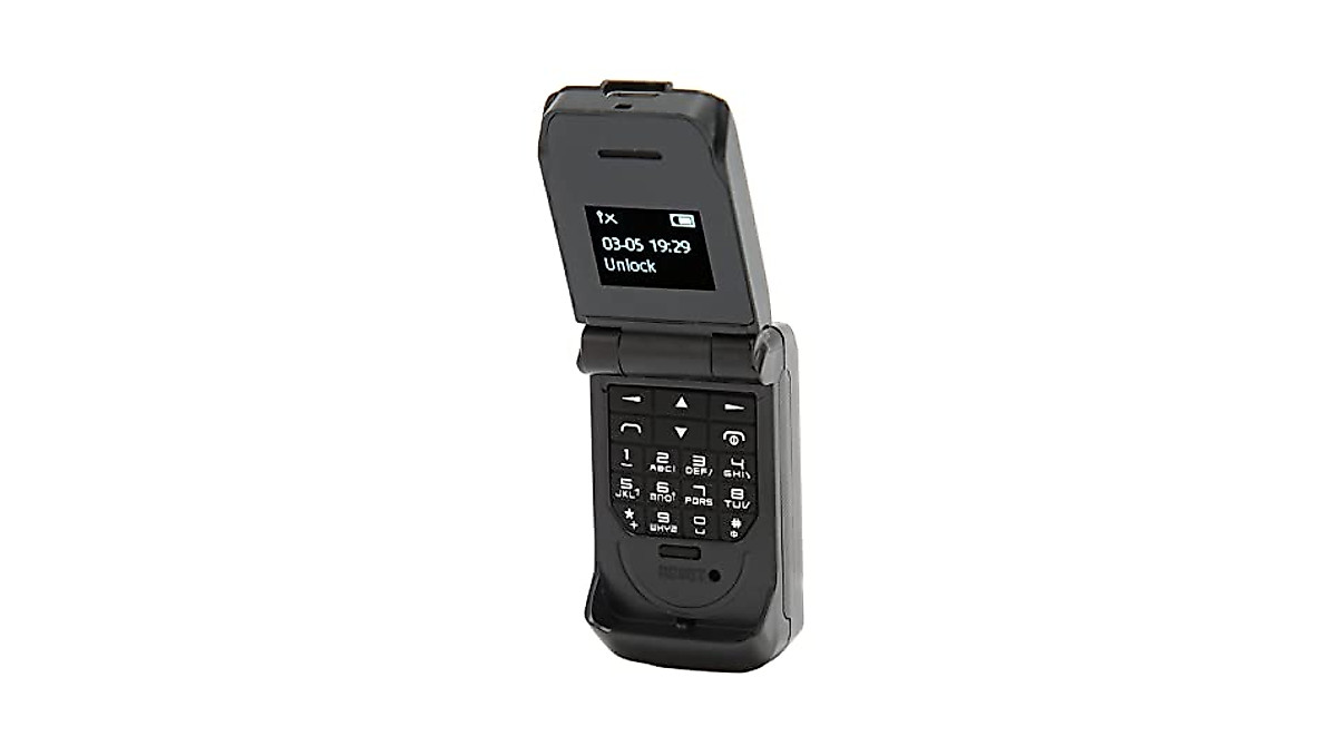 Compact Flip Phone for Seniors - Bluetooth Enabled