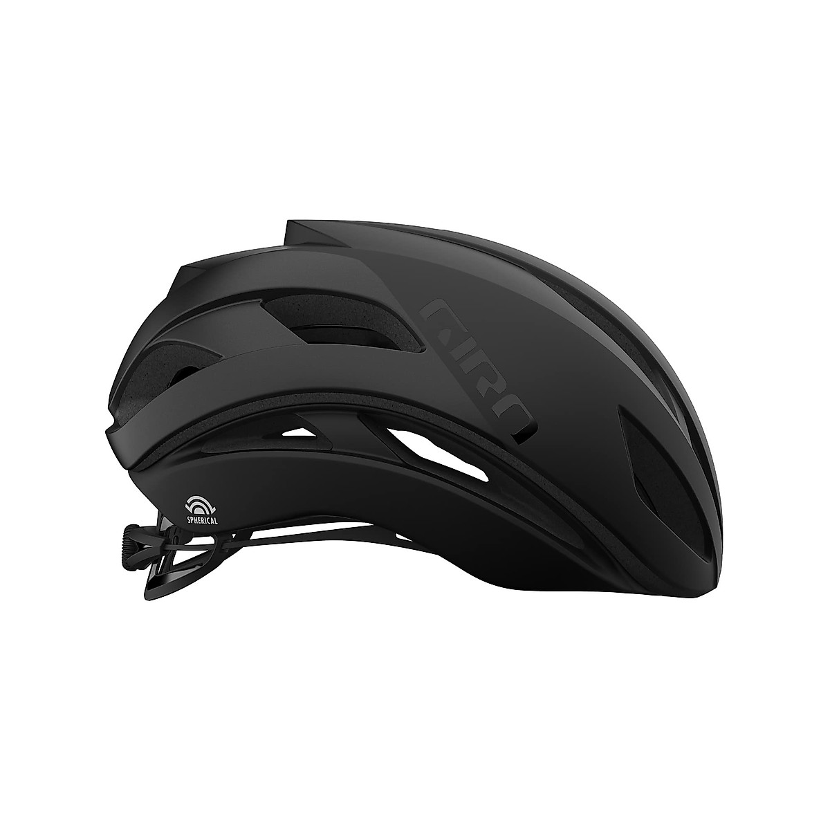 Giro Eclipse Spherical Adult Road Cycling Helmet - Matte Black/Gloss Black (2022), Medium (55–59 cm)