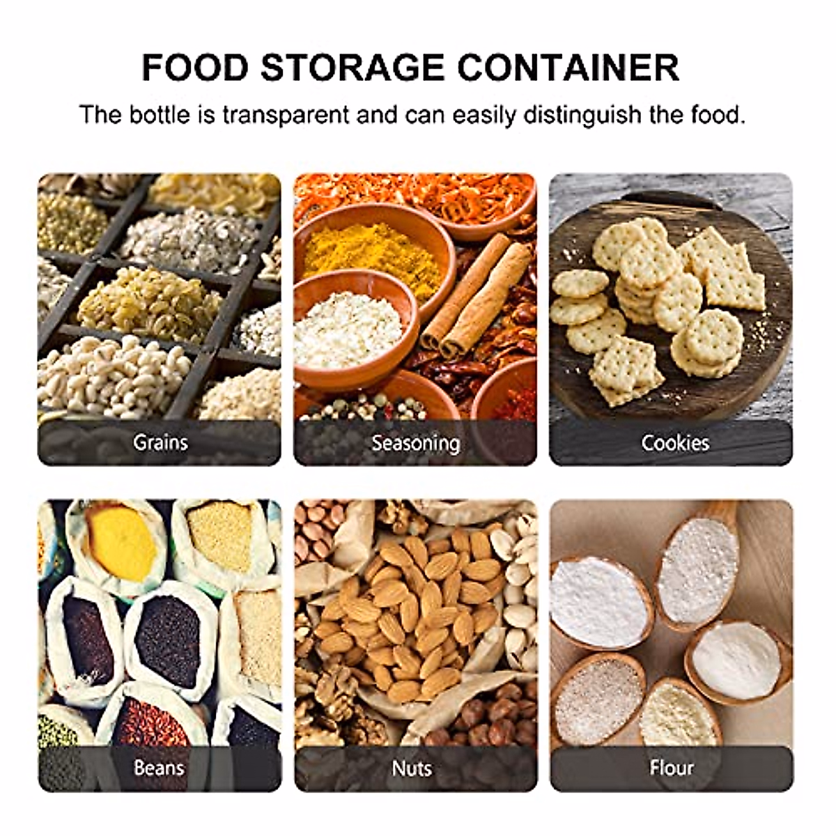 Mason Jars Mason Jars Glass Canister Jars Glass Kitchen Canisters with Airtight Bamboo Lid Cylinder Storage Containers for Flour Sugar Coffee Cookie Candy Snack and More 9. 5x13. 2 Terrarium/183 ( Col