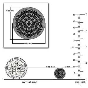 Dazzlingrock Collection Round Black Diamond Double Halo Style Screwback (Unisex) Stud Earring in Black Plated 925 Sterling Silver (0.25 ctw, Color Black, Clarity Opaque)