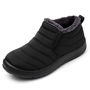 Cheval Winter Snow Boots for Women, Fur Lined Warm Ankle Booties, Outdoor Anti-slip Waterproof Comfortable Short Boot, Botas De Invierno Para Mujert