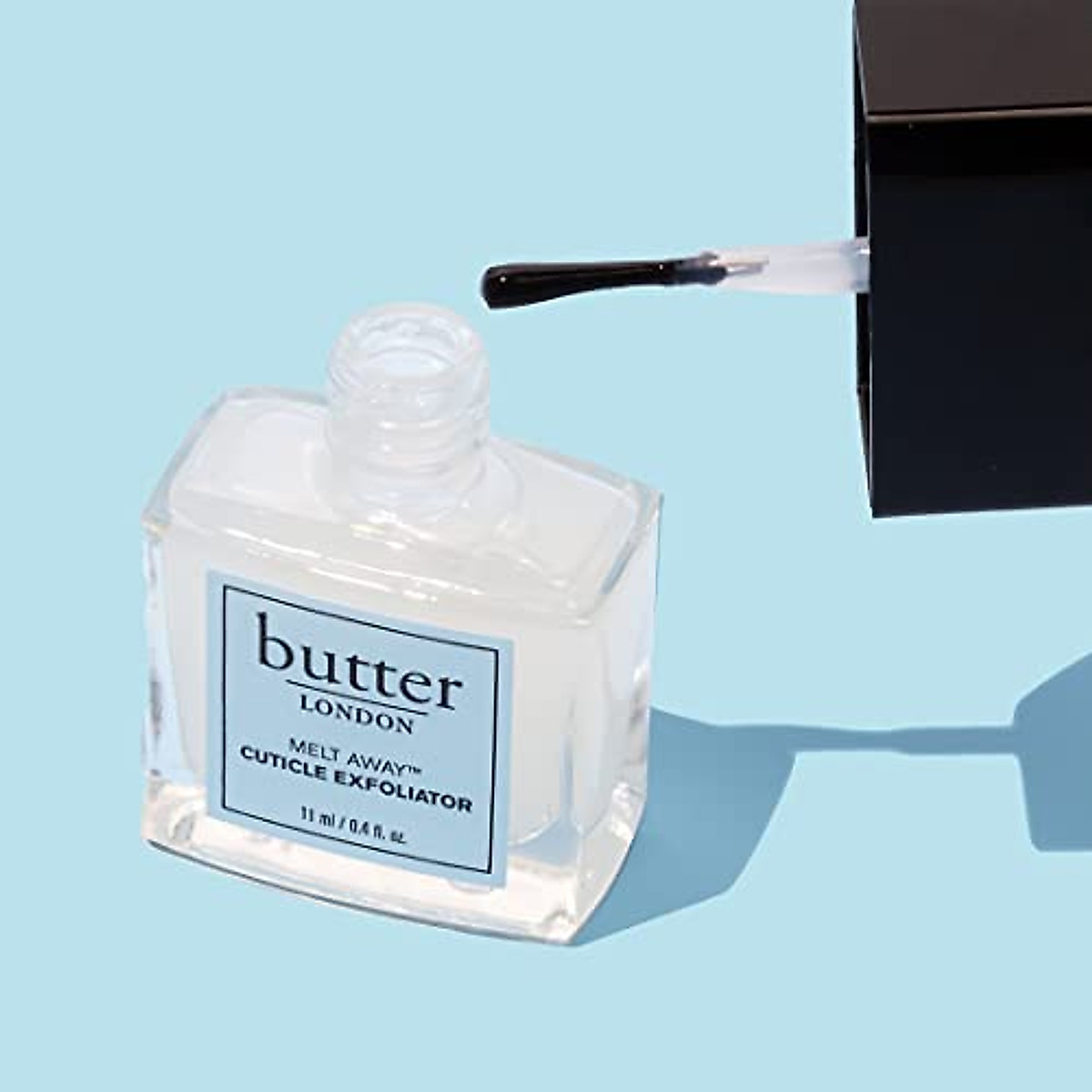 butter LONDON Melt Away Cuticle Exfoliator, cuticle remover for healthy looking nails, 0.4 Fl Oz (Pack of 1)