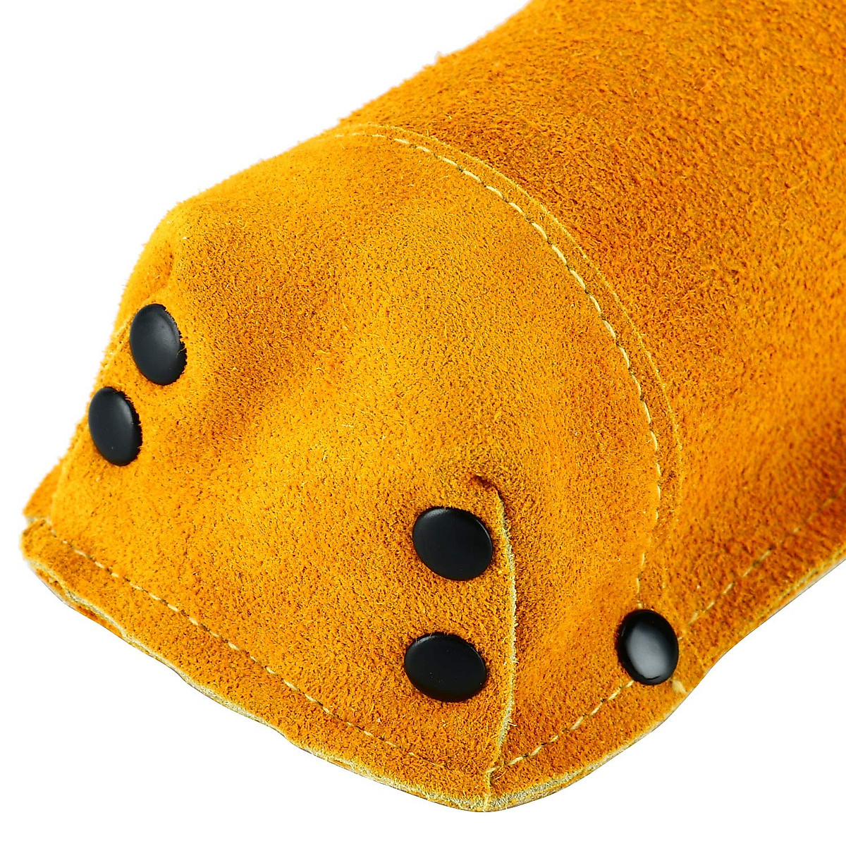 AP AllyProtect.com Flame Retardant split cowhide leather electrodes/welding rod bag (Golden)