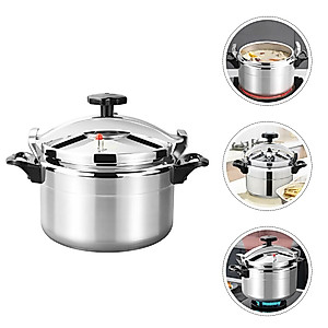 ABOOFAN Aluminum Pressure Cooker, 7L Pressure Canner Release Valve Aluminum Canning Pot Cooker Pot Stove Top Instant Fast Cooking Pot