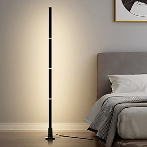 Floor Lamp, Modern style, Color Changing, Corner Lamp with WiFi App Control, 64+ Scene Mode, Creative DIY Mode, Music Sync, Led Floor Lamp for Bedroom Living Room, Game Room, atmosphere light