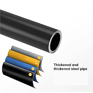 LUCKMETA Over The Toilet Storage Rack, 3-Tier Multifunctional Bathroom Organizer Shelf, Stable Storage Shelves, Easy Assembly, Space Saver, Metal, with Toilet Paper Holder and Hooks (White)