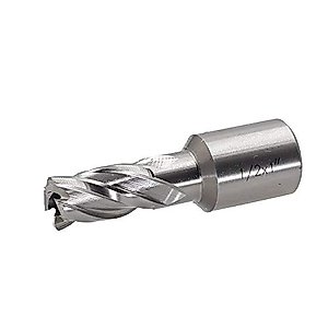 Annular Cutter JESTUOUS 3/4 Inch Weldon Shank 1/2 Cutting Diameter 1 Cutting Depth with Two-Flat HSS Kit for Magnetic Drill Press,1 Piece