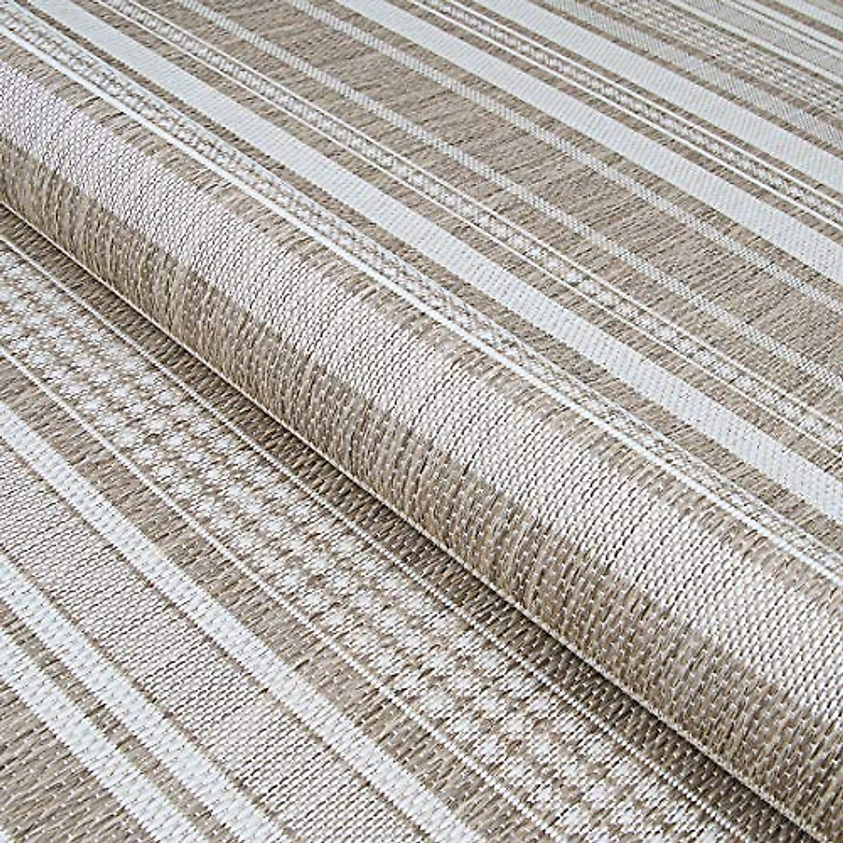 Couristan Gazebo Area Runner Rug 2'3" x 7'10" Champagne-Taupe