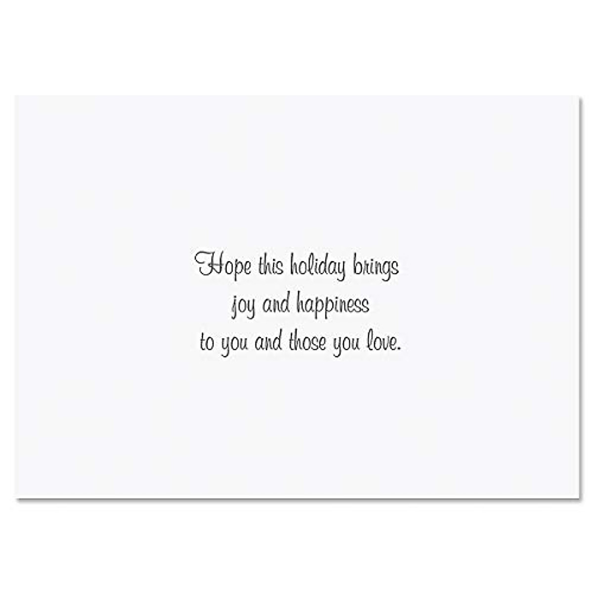 Current Deluxe Holly Christmas Card Photo Frames - Set of 18 Folded Cards, Holiday Card Value Pack, Fits 4 x 6-Inch Horizontal Photos, Envelopes Included