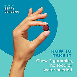 OLLY Goodbye Stress Gummy, GABA, L-Theanine, Lemon Balm, Stress Relief Supplement, Berry - 42 Count