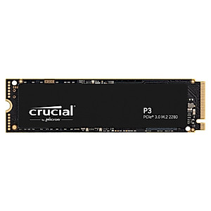 Crucial P3 500GB PCIe Gen3 3D NAND NVMe M.2 SSD, up to 3500MB/s - CT500P3SSD8