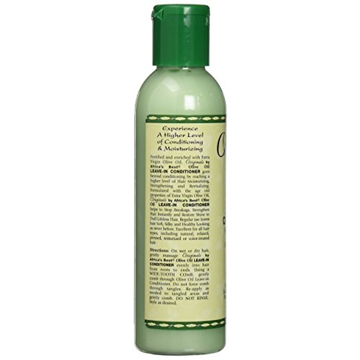 Originals by Africa's Best Olive Oil Leave-In Conditioner, Stop Breakage and Strengthen Hair Instantly, Restores Shine, Moisturizing, Strengthening, Revitalizing, 6 oz