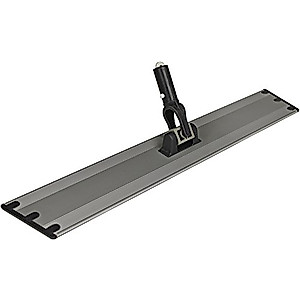 CleanAide Flat Mop Plate Frame, Aluminum, Gray, 18 Inches