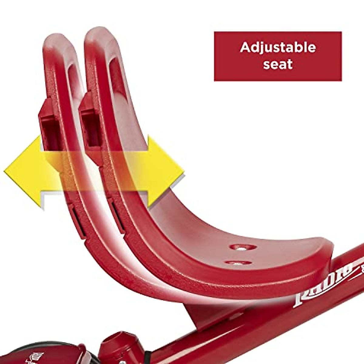 Radio Flyer Pedal & Push 4-in-1 Stroll ' N Trike®, Red Tricycle, for Toddlers Ages 1-5 (Amazon Exclusive), Toddler Bike