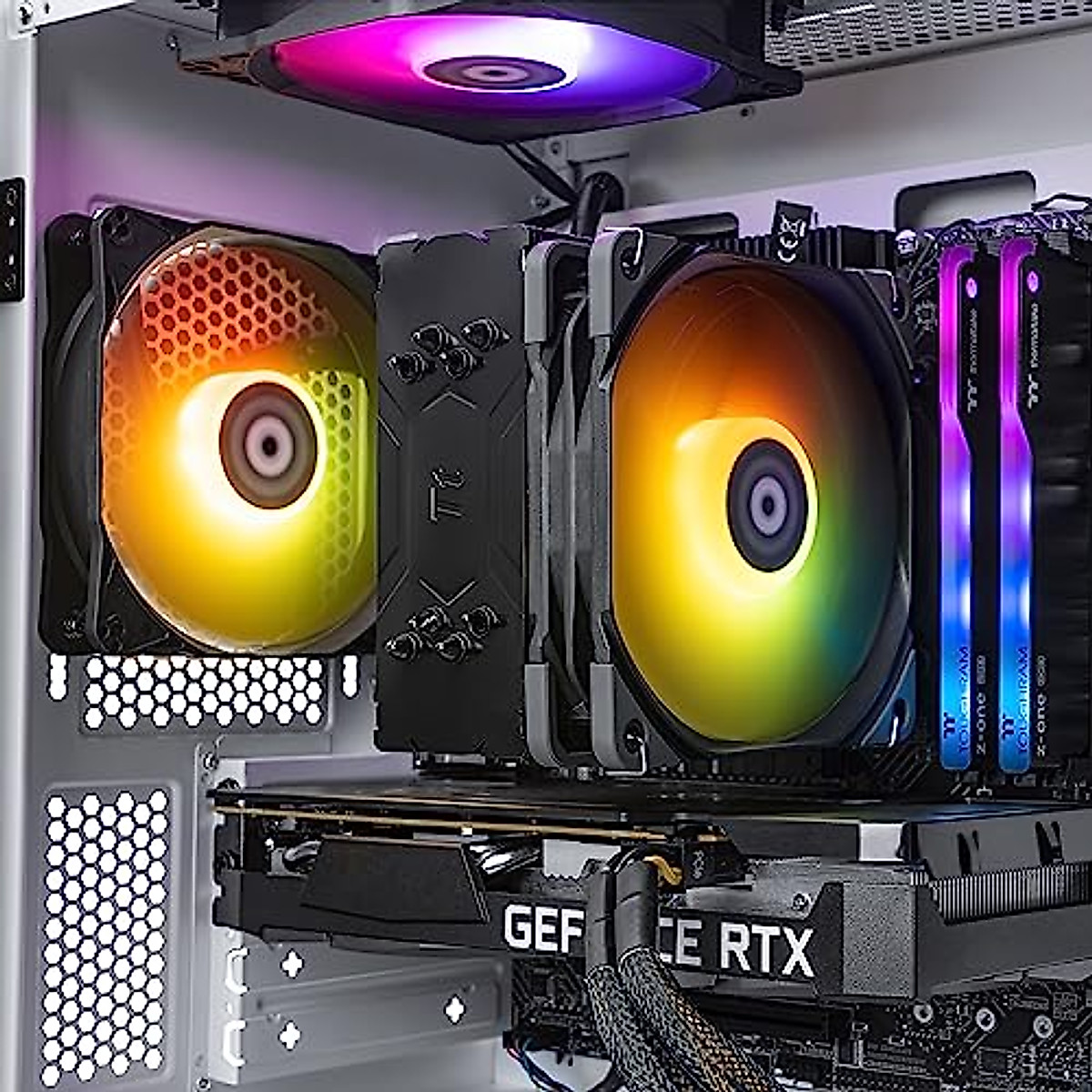 Thermaltake Glacier i350 Gaming Desktop (Intel Core™ i5-12400F, ToughRam Z-ONE 3600Mhz 16GB RGB Memory, NVIDIA® GeForce® RTX 3050, 1TB M.2 NVMe, Win 10 Home) S1GL-B660-350-LCS