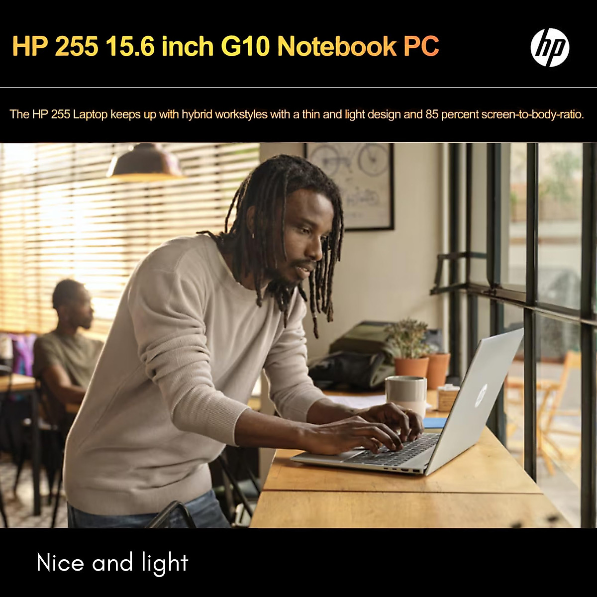 HP 255 G10 Laptop for Home or Work, 16GB RAM, 1TB SSD, 15.6" Full HD, Ryzen 3 7330U (Beat Intel i5-1135G7), HDMI, USB-C, Windows 11 Pro, Business and Fun Ready