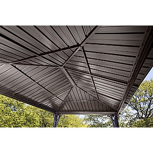 Genova Gazebo 12 x 16 ft. Steel roof