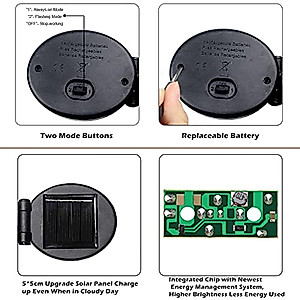 HELESIN Outdoor Solar Garden Lights，105 LED Solar Powered Decorative Stake Landscape Light DIY Flowers Fireworks Stars for Walkway Pathway Backyard Christmas Party Decor 2 Pack（Mulit-Color）