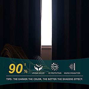 Woaboy 90% Blackout Glitter Velvet Curtains 84In Long Soft Luxury Gold Foil Print Window Curtain for Bedroom Living Room Blackout Darkening Thermal Insulated Grommet 2 Panels 52W x 84L Navy