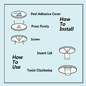 TOMEEX Off Jar Opener - Under Cabinet Jar Lid & Bottle Opener - Opens Any Size Jar - Great for Arthritis - Perfect for Seniors&Weak Hands! The installation is very convenient!