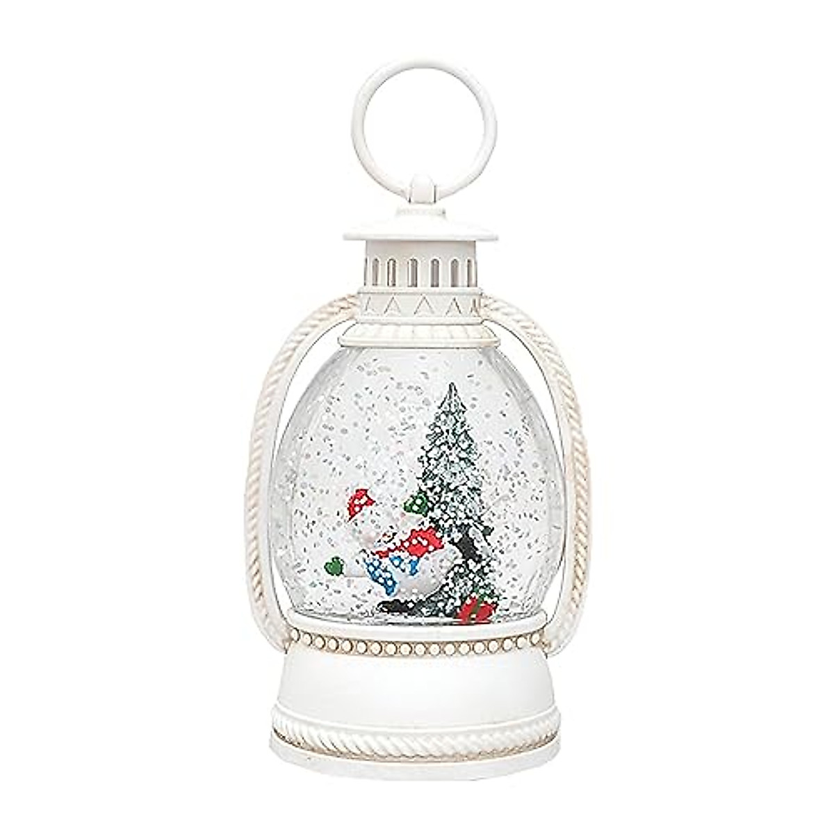 Snow Scene Lamp - Christmas Lanterns Snow Globes,Built-in Light-up Design Christmas Lanterns, Snowman Christmas Decorations for Children Gifts Buogint