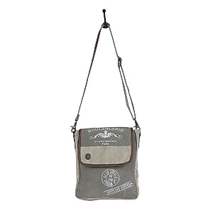 Myra Bag Gray Lacuna Shoulder Bag S-4753