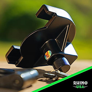 Rhino USA Trailer Hitch Coupler Lock Kit (Includes 2" & 1/4" Couplers) Heavy Duty Anti-Theft Tongue Locks for Boat, RV, Travel Trailers & More - Reinforced Solid Steel for Ultimate Peace of Mind!