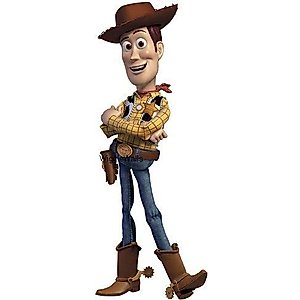 11 Inch Woody Cowboy Removable Peel Self Stick Adhesive Vinyl Decorative Wall Decal Sticker Art Kids Room Home Decor Girl Boy Children Bedroom Nursery 11 x 4 Inch