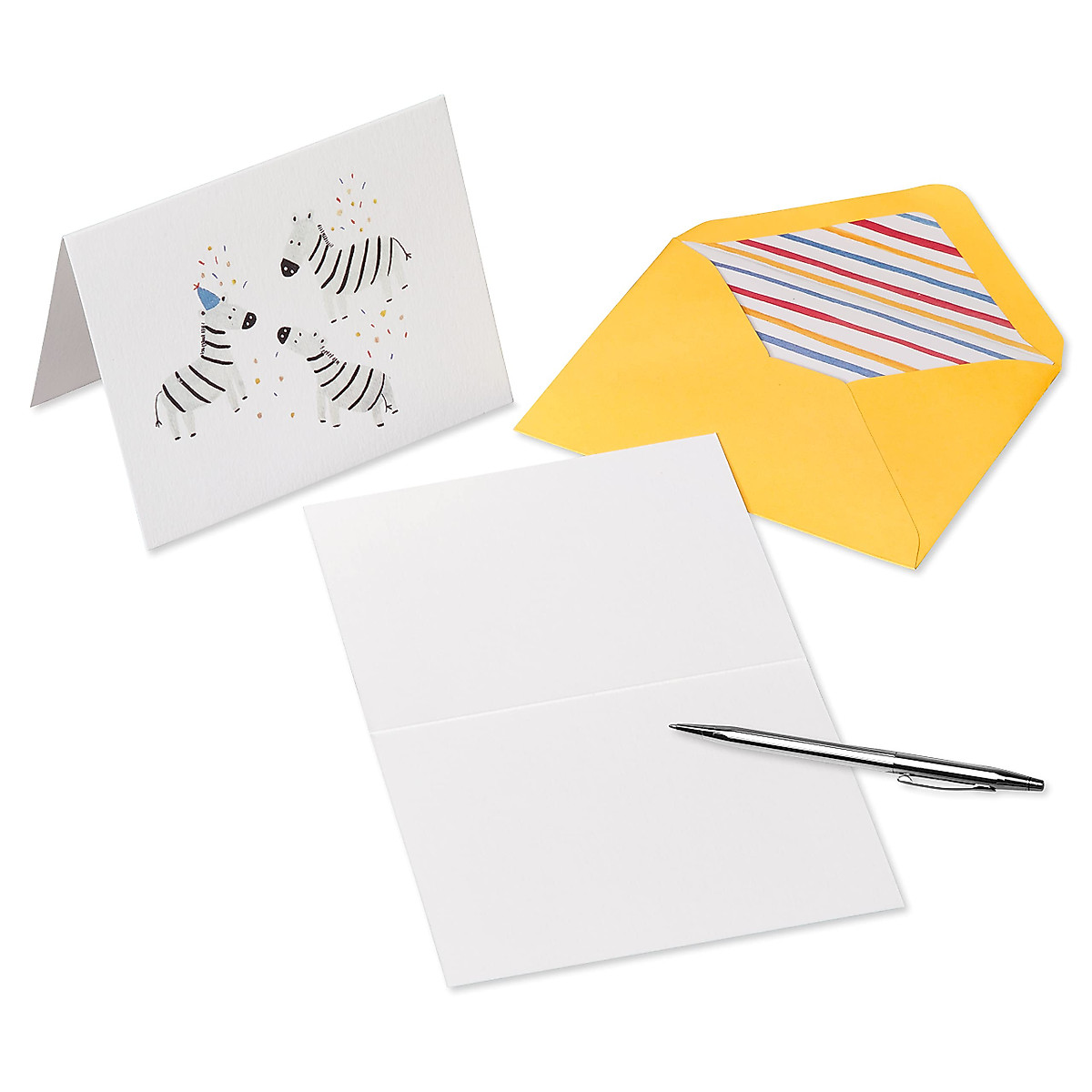 Papyrus Blank Birthday Cards, Party Animal (20-Count)