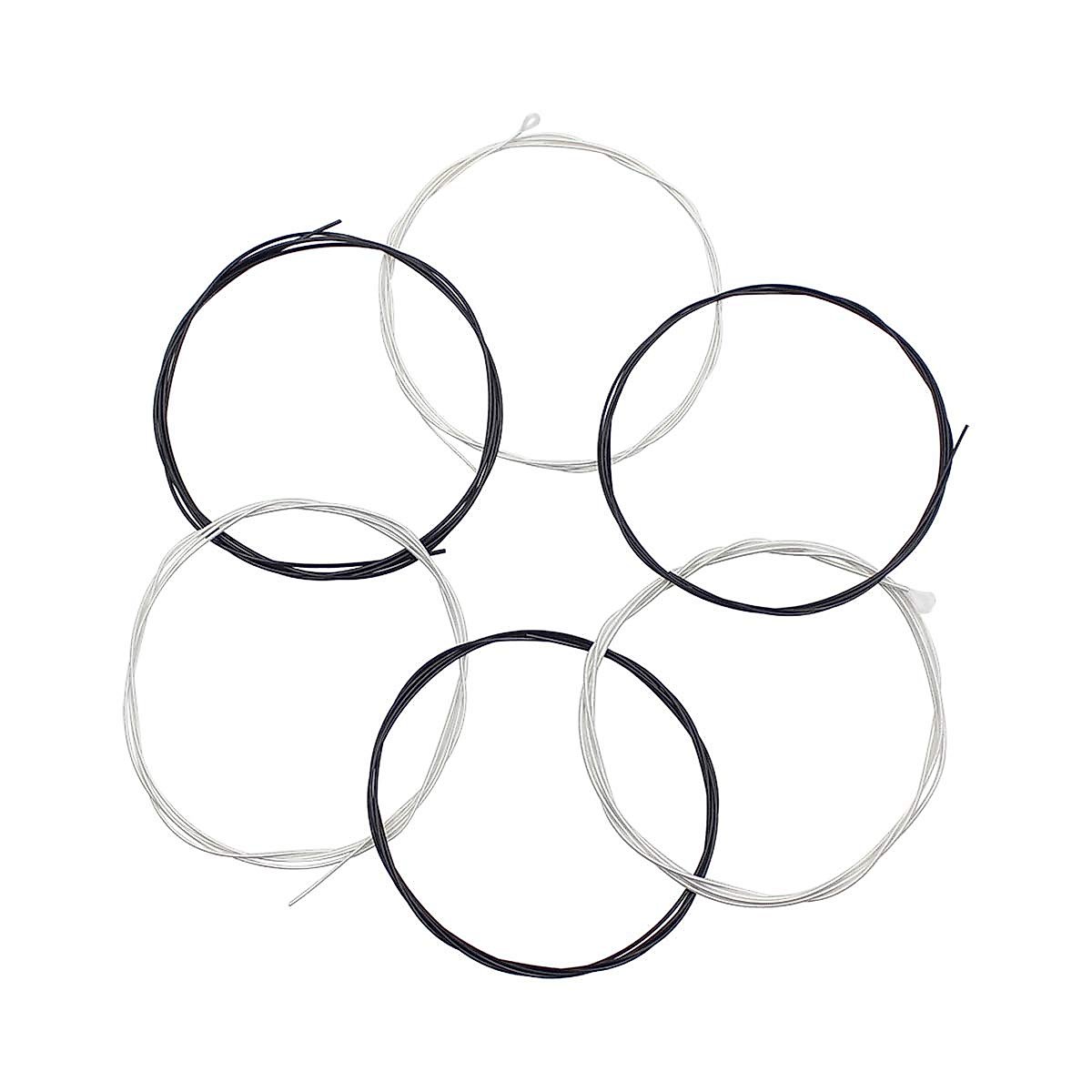 JYsun Black Nylon Classical Guitar Strings 2 full sets and 3 in 1 Guitar Restringing Tool Including Guitar String Winder Guitar String Cutter Guitar Pin Puller