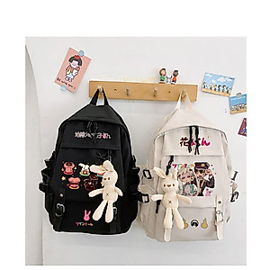 COSABZ Anime Toilet bound Jibaku Shounen Hanako kun Backpack Schoolbag Cosplay Mochila Kawaii Backpack With Pendant Girls (15)